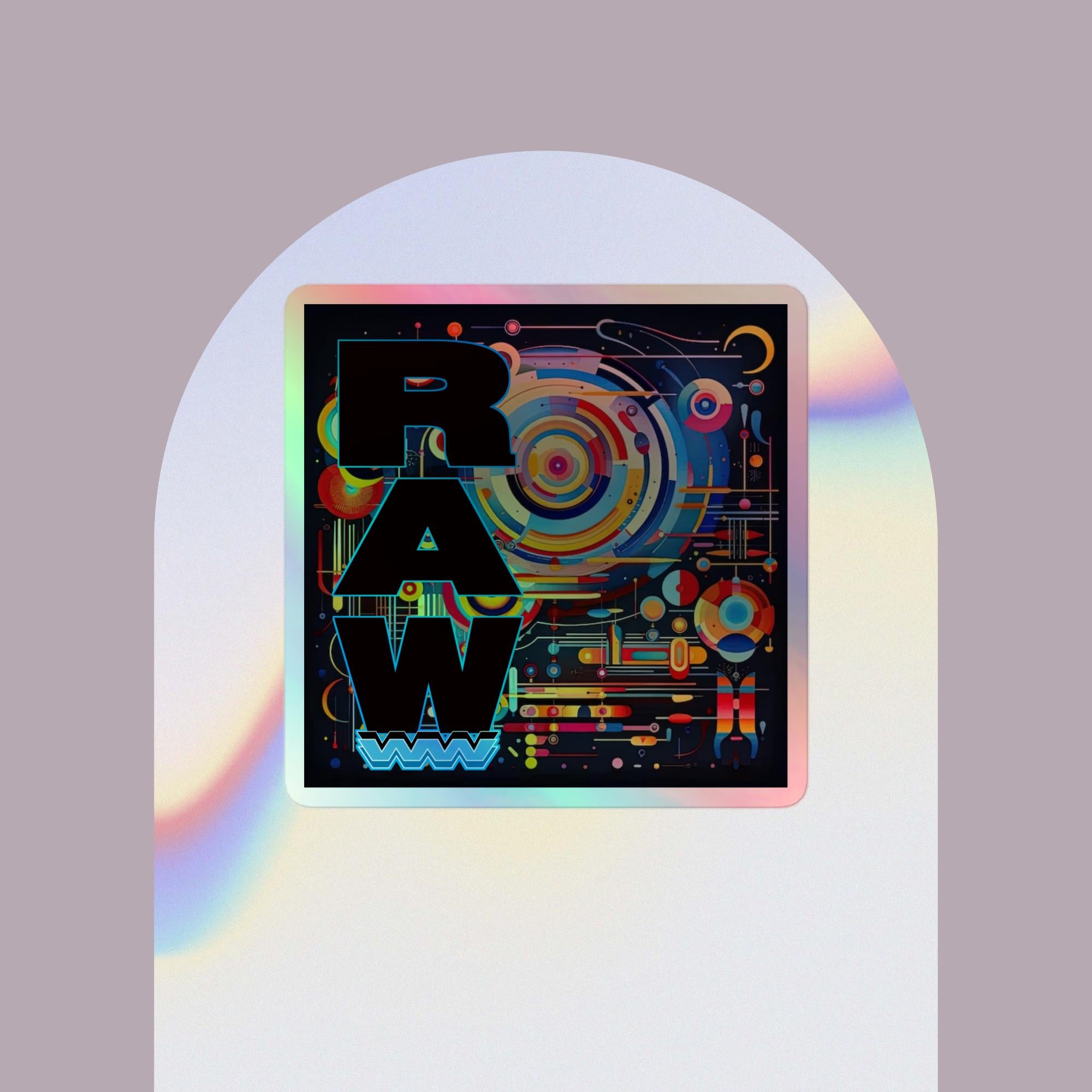 Modern RAW Holographic stickers – merchandise.npk-industries.com